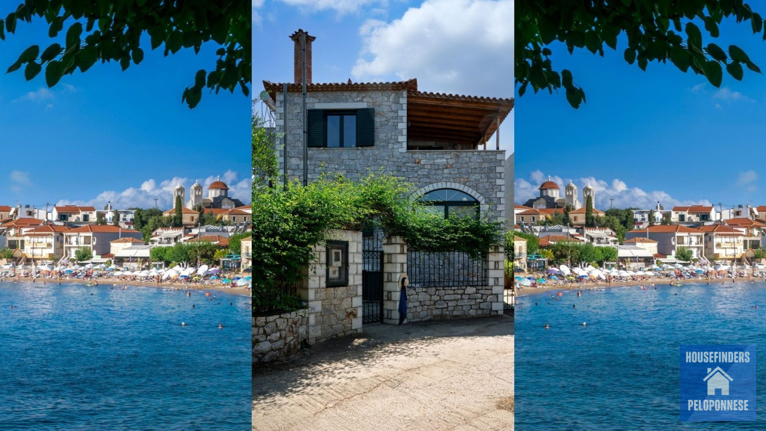 Solid and well-maintained stone house with a wonderful large garden in ...